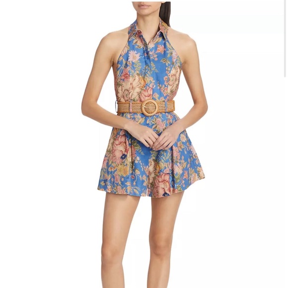 Zimmermann | Pants & Jumpsuits | Zimmermann Halter Romper | Poshmark